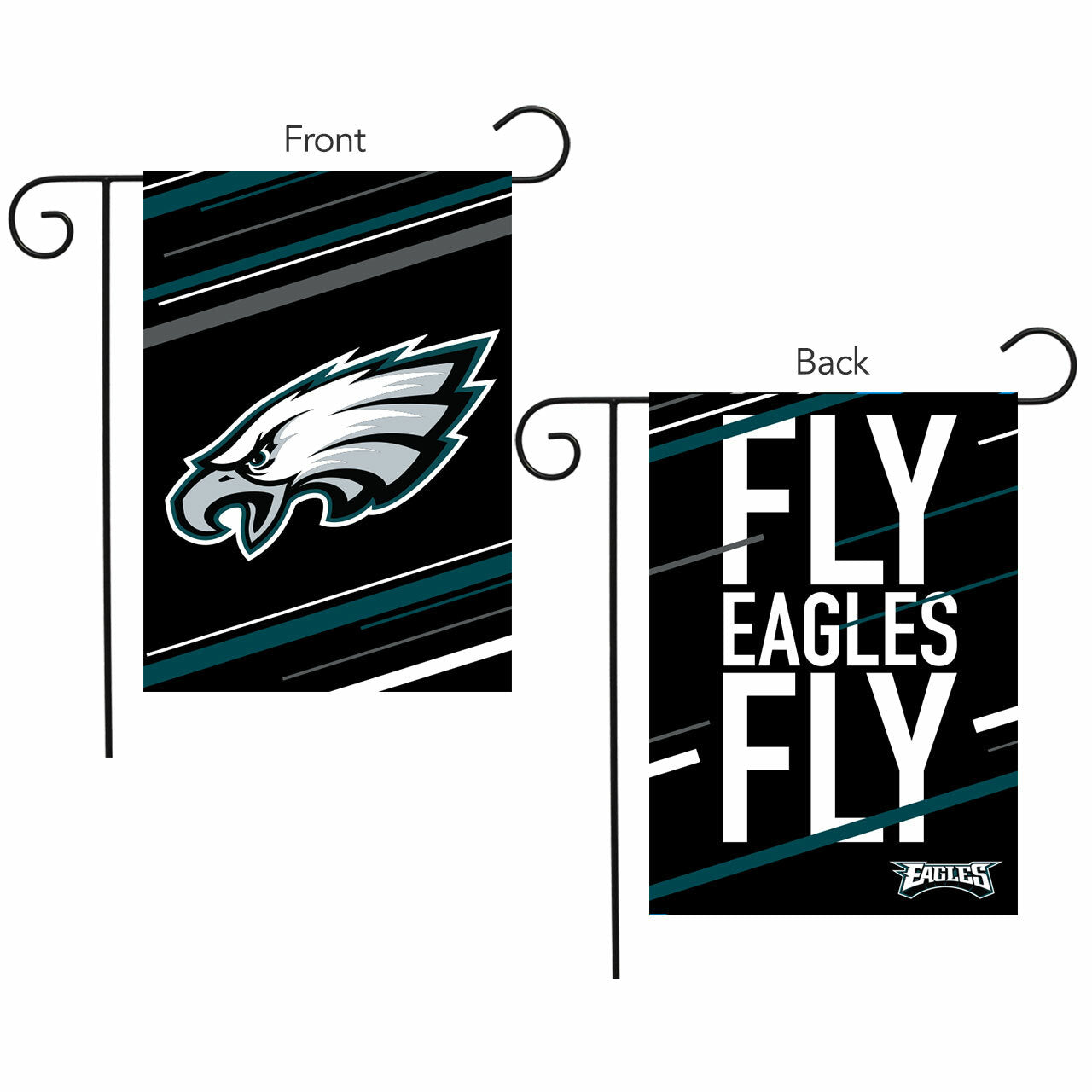 Philadelphia Eagles Slogan Double Sided NFL Garden Flag – Main Street ...